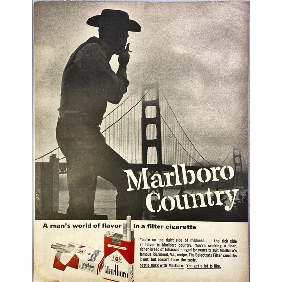 Marlboro | Art | Marlboro Cigarettes Marlboro Country Cowboy Golden ...